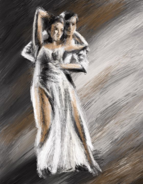 Rumba - The Art of Larry Whitler - Paintings & Prints, People & Figures ...