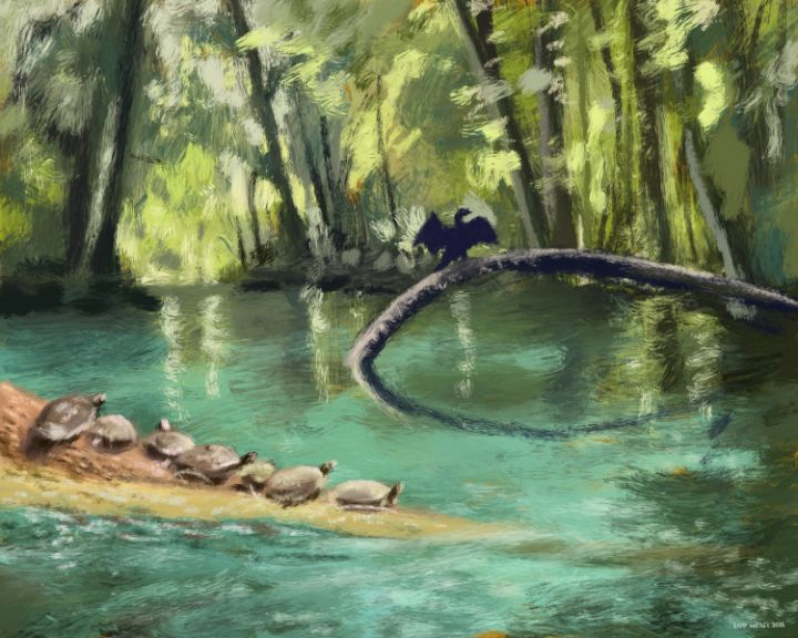 Silver River Fauna - The Art of Larry Whitler - Digital Art & AI ...