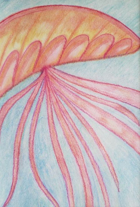 One Jelly Fish - art by hollie - Drawings & Illustration, Animals ...