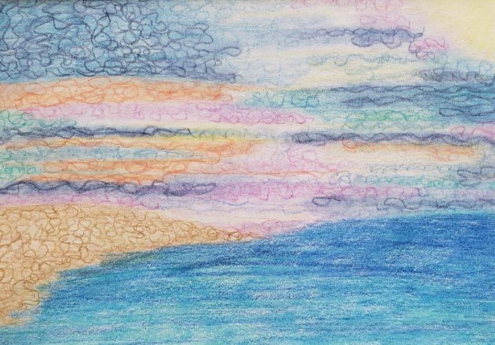 Even Tide - art by hollie - Drawings & Illustration, Abstract, Color ...