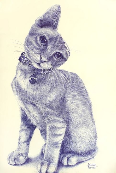 Ballpoint Pen Animal Drawings