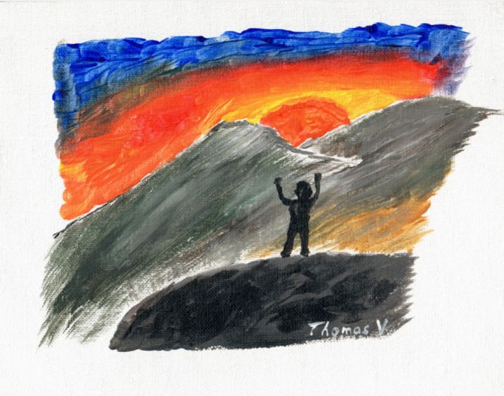 The Rising Sun - Thomas V. - Paintings & Prints, Landscapes & Nature ...