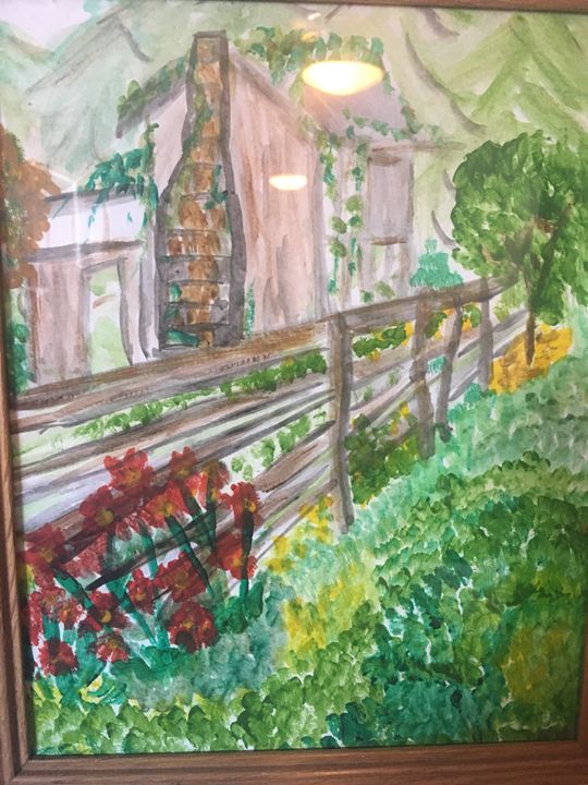 Old Oregon Barn - Melody K Kiser - Paintings & Prints, Landscapes ...