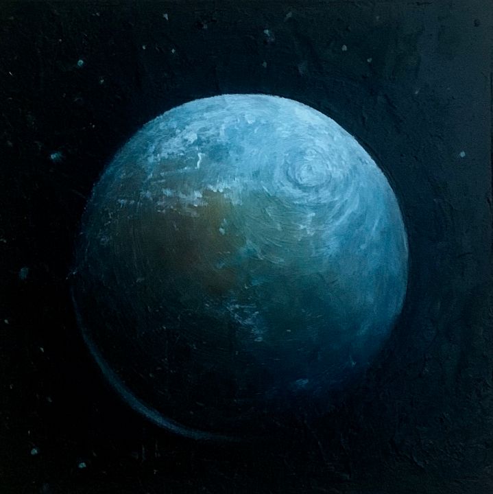 Peaceful Planet - Giovanni Caravaggio - Paintings & Prints, Astronomy ...