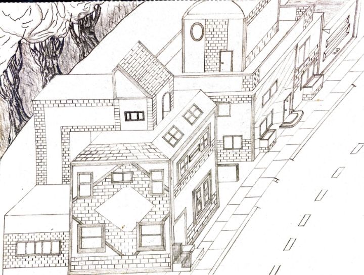 Road view - Kareem Joseph - Drawings & Illustration, Buildings ...