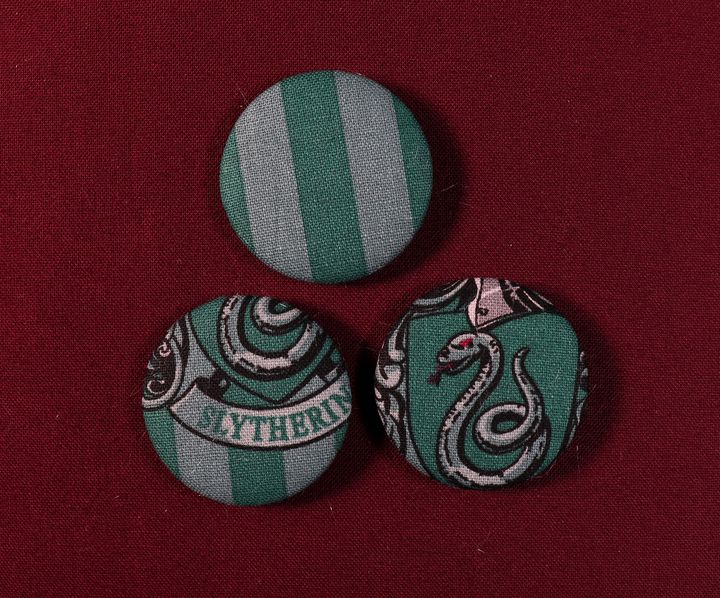 Slytherin Pin Badges - Alchemy Art - Textile & Apparel, Apparel, Other ...
