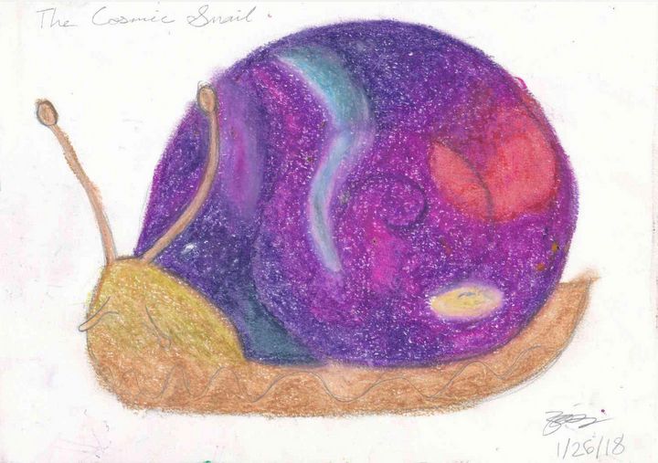 The Cosmic Snail - AURAS by Zoë - Drawings & Illustration, Fantasy ...