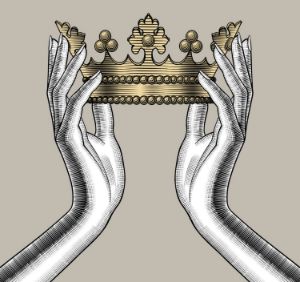 Hands holding crown - Asian Girls - Digital Art, Abstract, Other ...