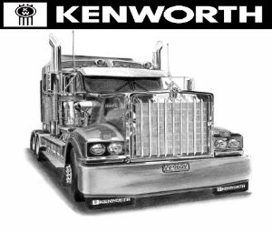 Kenworth W900 - Asian Girls - Drawings & Illustration, Vehicles ...