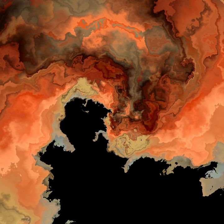 Lunar Lava - Tilt N Swirl Designs by Leanne Dailey - Digital Art ...