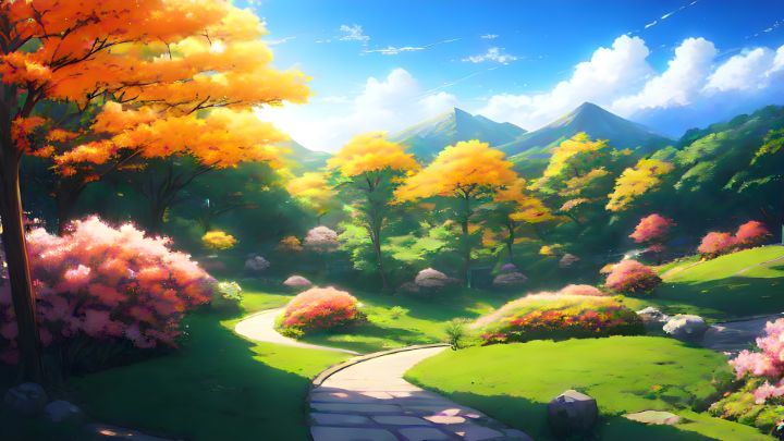 Serene Path to Mount Fuji - DBW Studios - Digital Art & AI, Landscapes ...