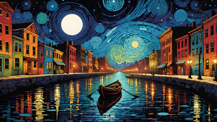 Nocturnal Reverie - DBW Studios - Paintings & Prints, Buildings ...