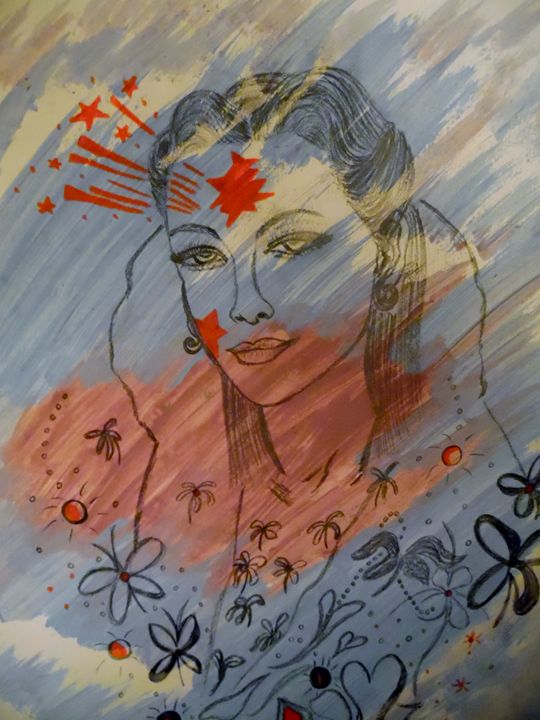 Star in the head - Nicole Lowery - Drawings & Illustration, Fantasy ...