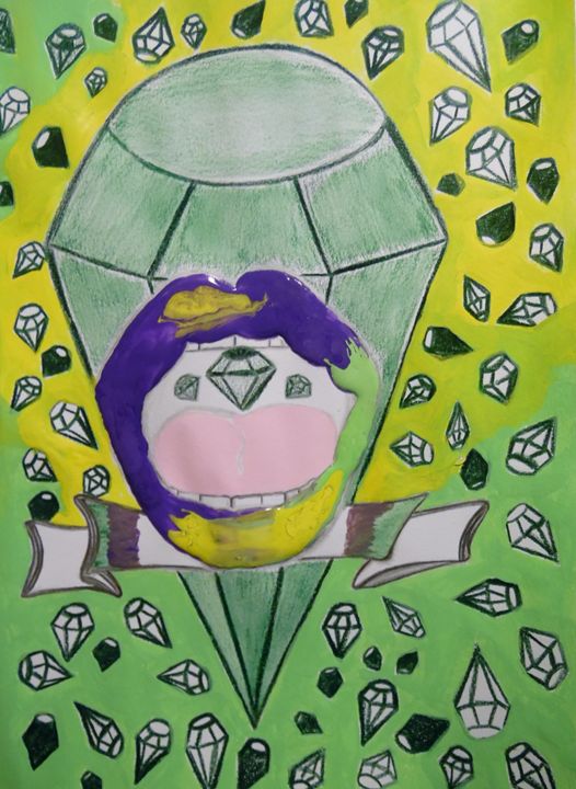 Diamond Lips - Nicole Lowery - Drawings & Illustration, Still Life ...