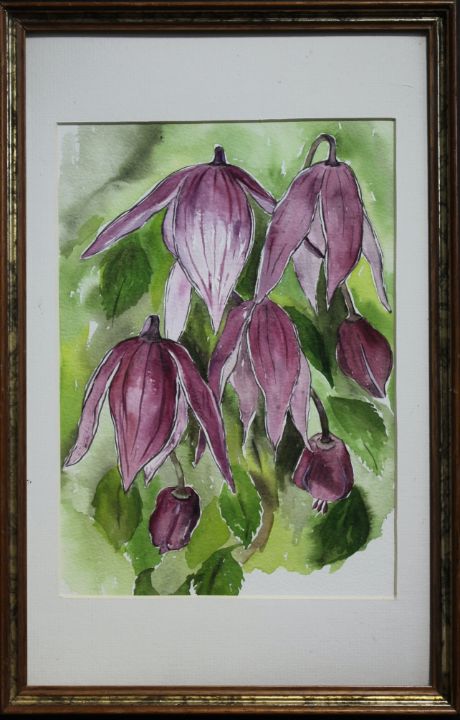 "Fuchsia" - Borwick Studio - Paintings & Prints, Flowers, Plants ...