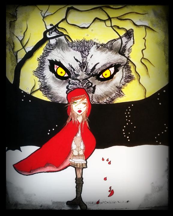 Little Red Riding Hood - Amanda Gatton - Drawings & Illustration ...