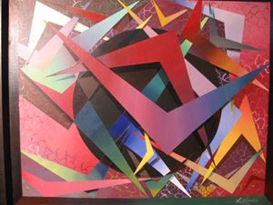 Zenith - Lawrence Nicholas - Paintings & Prints, Abstract, Geometric ...