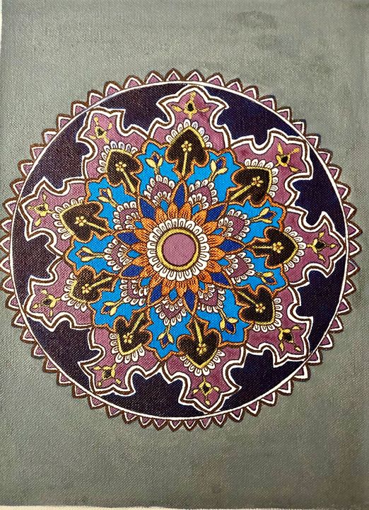 Mandala the cloudy one - Puja - Paintings & Prints, Abstract, Geometric ...