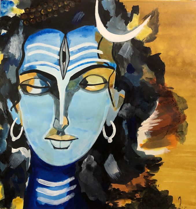 Lord Shiva Abstract Paintings
