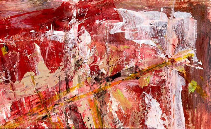 Red Bliss - Wunderlee Art - Paintings & Prints, Abstract, Organic - ArtPal