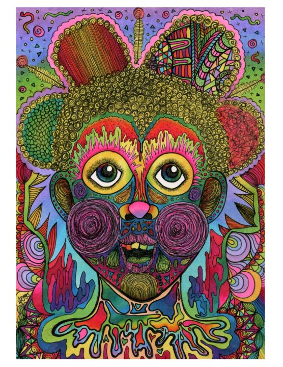 Swirly Cheeks - Vero's Visuals - Paintings & Prints, People & Figures ...