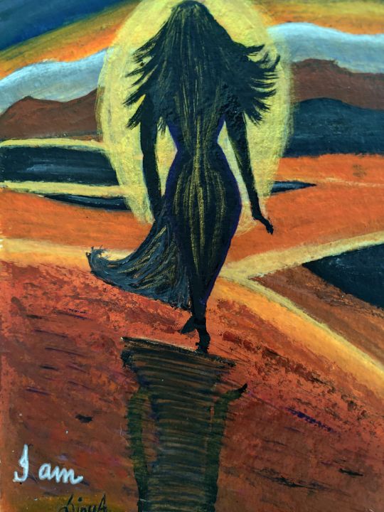 I am - Liberated Strokes - Paintings & Prints, Abstract, Figurative ...