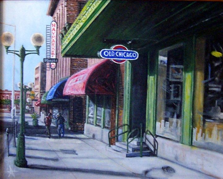 Old Chicago - Anton's Originals - Paintings & Prints, Buildings ...