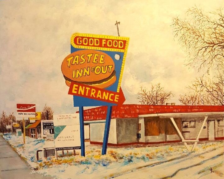Tastee Inn - Anton's Originals - Paintings & Prints, Buildings ...