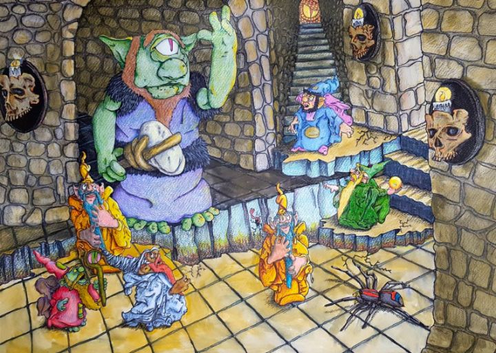 Cyclops Montage - Anton's Originals - Drawings & Illustration, Fantasy ...