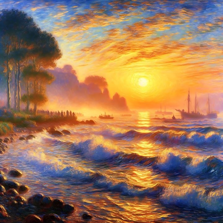 Impressions Sunrise 3 - Kalbuzz - Digital Art & AI, Landscapes & Nature ...