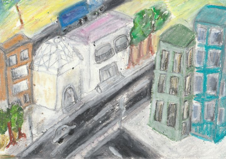 DANCE NIGHT CLUB - PAULA REILLY - Drawings & Illustration, Buildings ...