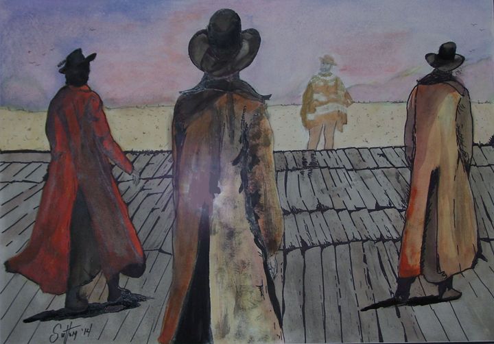 Three Coffins - Robert Sutton - Paintings & Prints, People & Figures ...