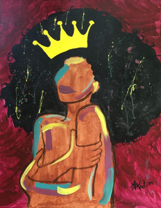 Sovereign Queen - Empress Aset Art Gallery - Paintings & Prints, Ethnic ...