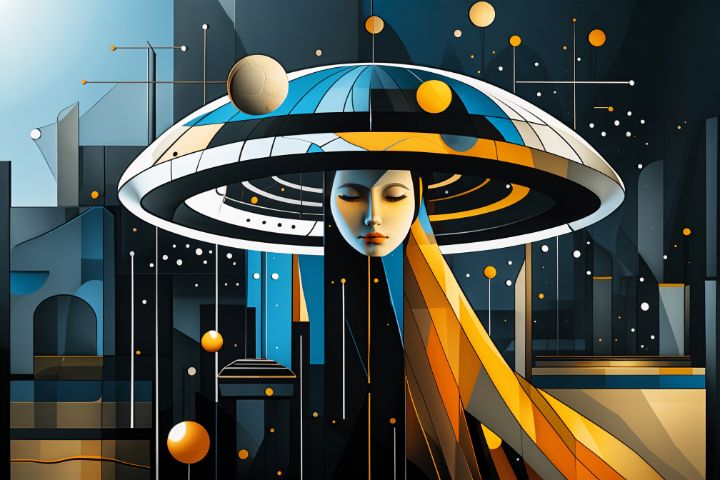 Celestial Architect - DavidReyna - Digital Art & AI, Abstract ...