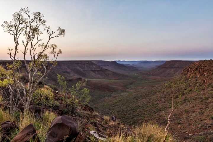 Dawn at Klip River Valley in Namibia - Belinda Greb Photography ...