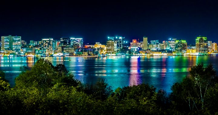 Halifax Skyline at Night - R. Tony Bremner Photography - Photography ...