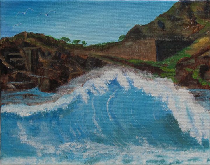 Big Wave - Art by JAMES B TAYLOR - Paintings & Prints, Landscapes ...