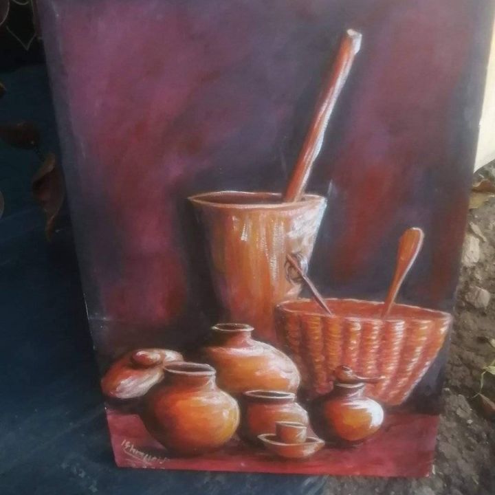 Indigenous utensils - Jimmy - Paintings & Prints, Ethnic, Cultural ...