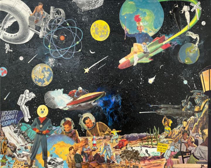 What On Earth? - Justin Kipp Art - Crafts & Other Art, Collages - ArtPal