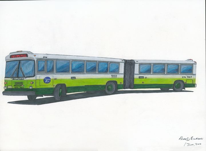 The Big Bend Bus - AB-SURD9 Fine Art and Prints LLC - Paintings ...