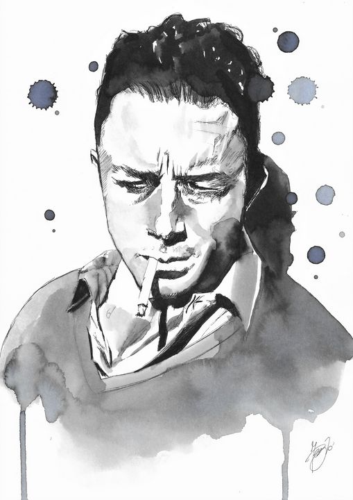 Portrait of Albert Camus - Federica Gallery - Paintings & Prints ...
