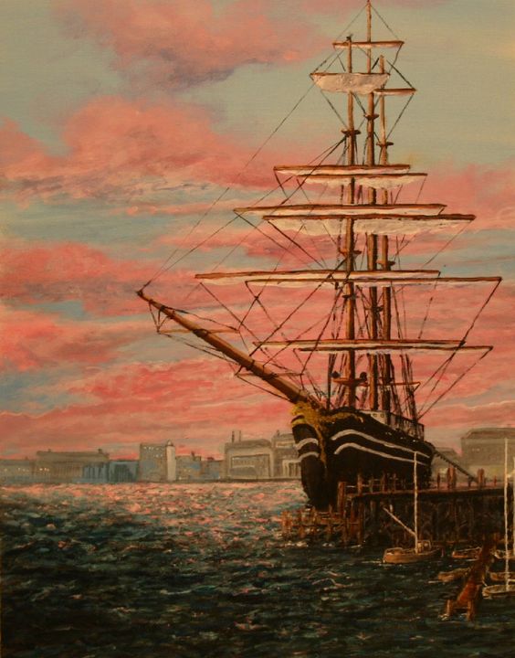 Loading cargo - Thomas Coulson - Paintings & Prints, Vehicles ...