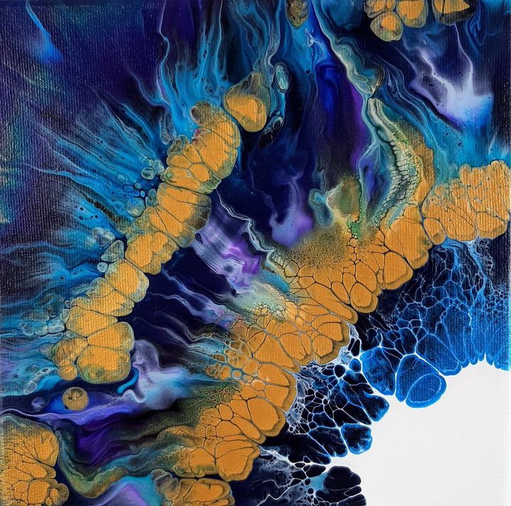 Soul On Fire - Violet View Art - Paintings & Prints, Abstract, Color ...