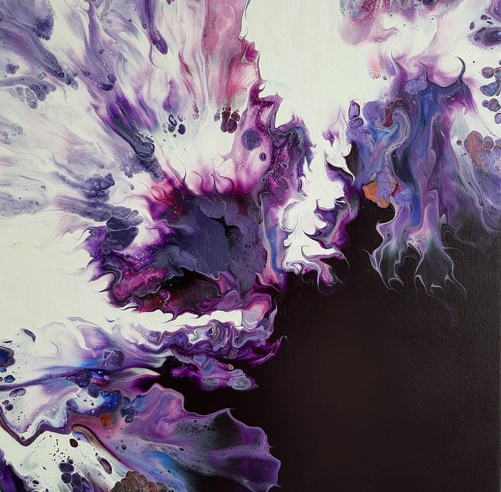 Violet View Art - Paintings & Prints