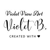 Violet View Art - Paintings & Prints