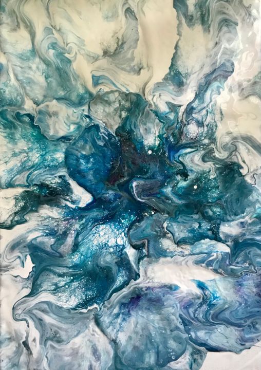 Aqua - Aimee Venter Artist - Paintings & Prints, Abstract, Other ...