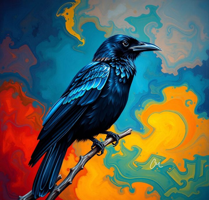 Colors of the Wild Crow - Pay Kindness Forward Designs - Paintings ...