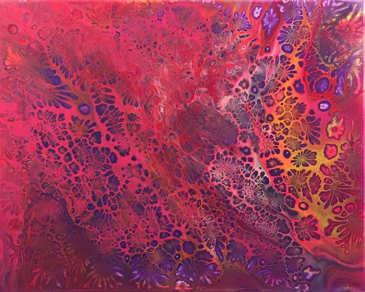 Flower Power - Cheryl A Thurston Art - Paintings & Prints, Abstract ...
