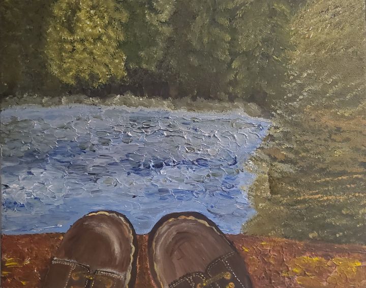 Docs on the Lake - Spacecase Creations - Paintings & Prints, Landscapes ...