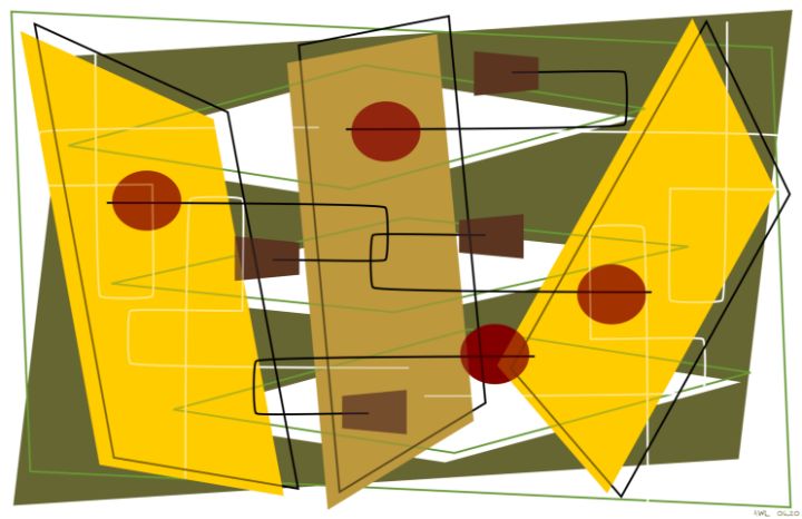 agogo - awl Designs - Digital Art & AI, Abstract, Geometric - ArtPal